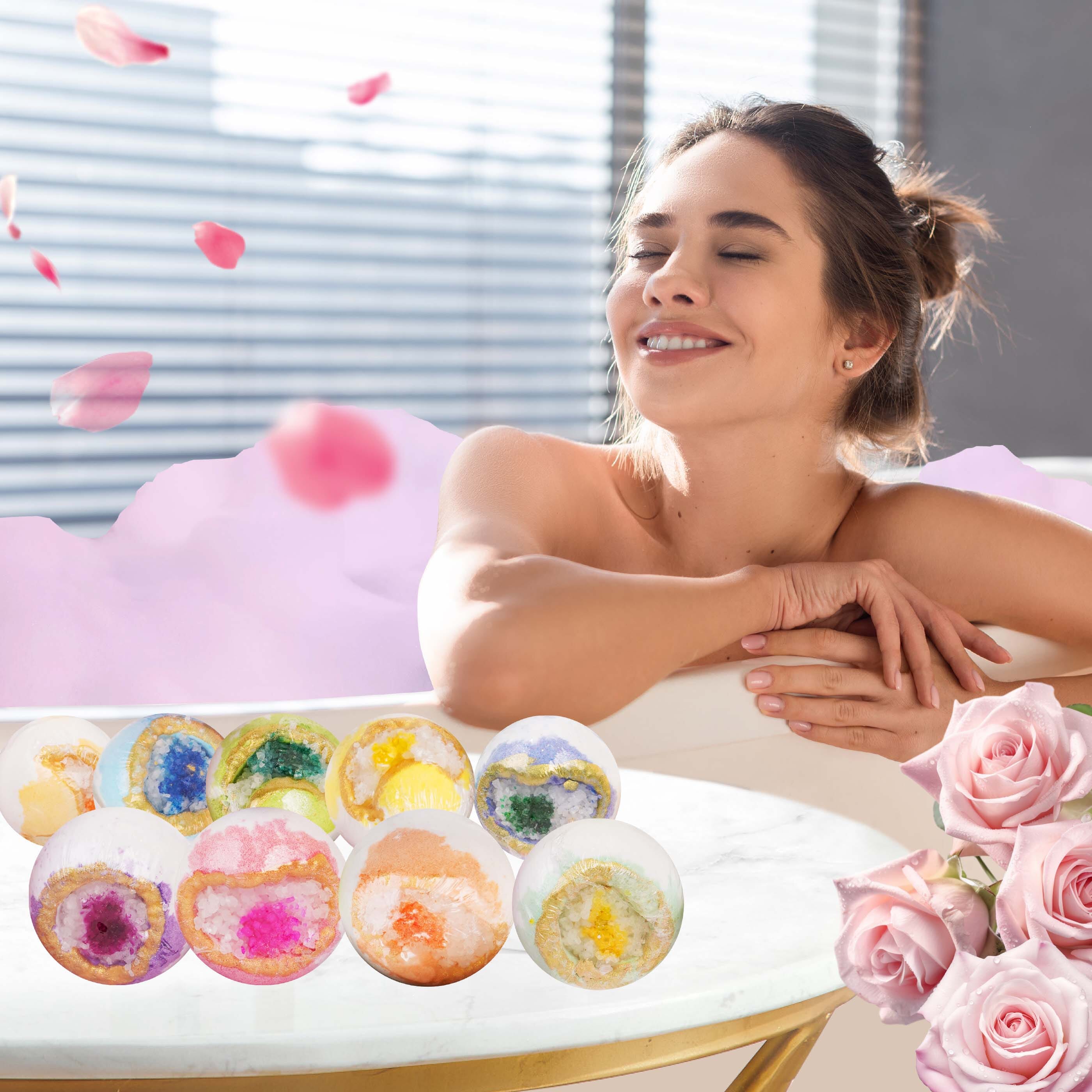 9-piece-essential-oil-bath-bomb-gift-set – Scilla Rose
